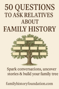 50 Eye-Opening Questions to Ask Relatives About Family History (#8 is ...