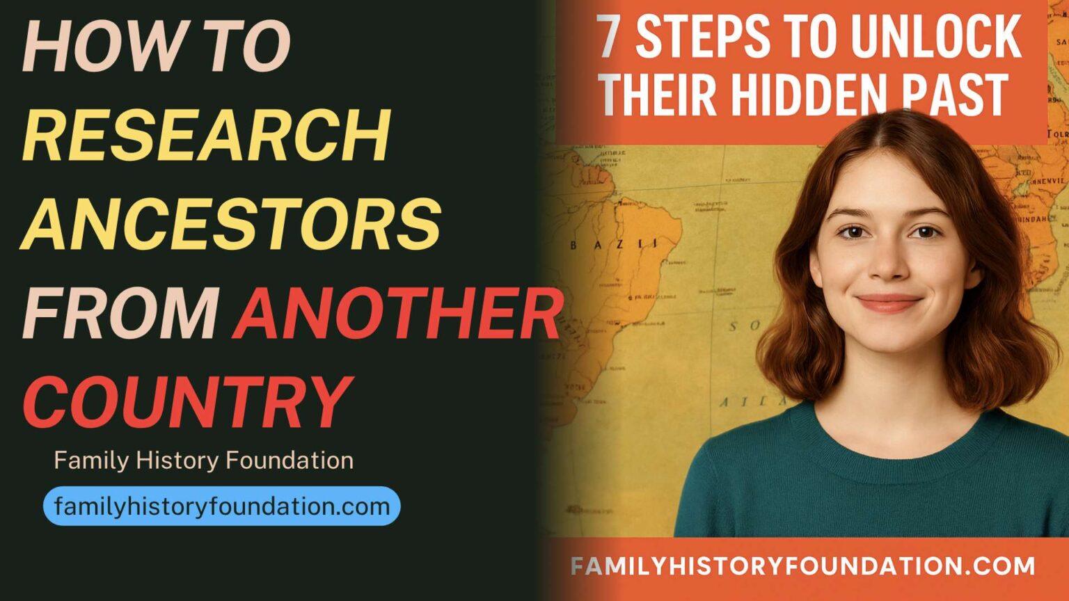 How to Research Ancestors from Another Country: 7 Steps to Unlock Their ...